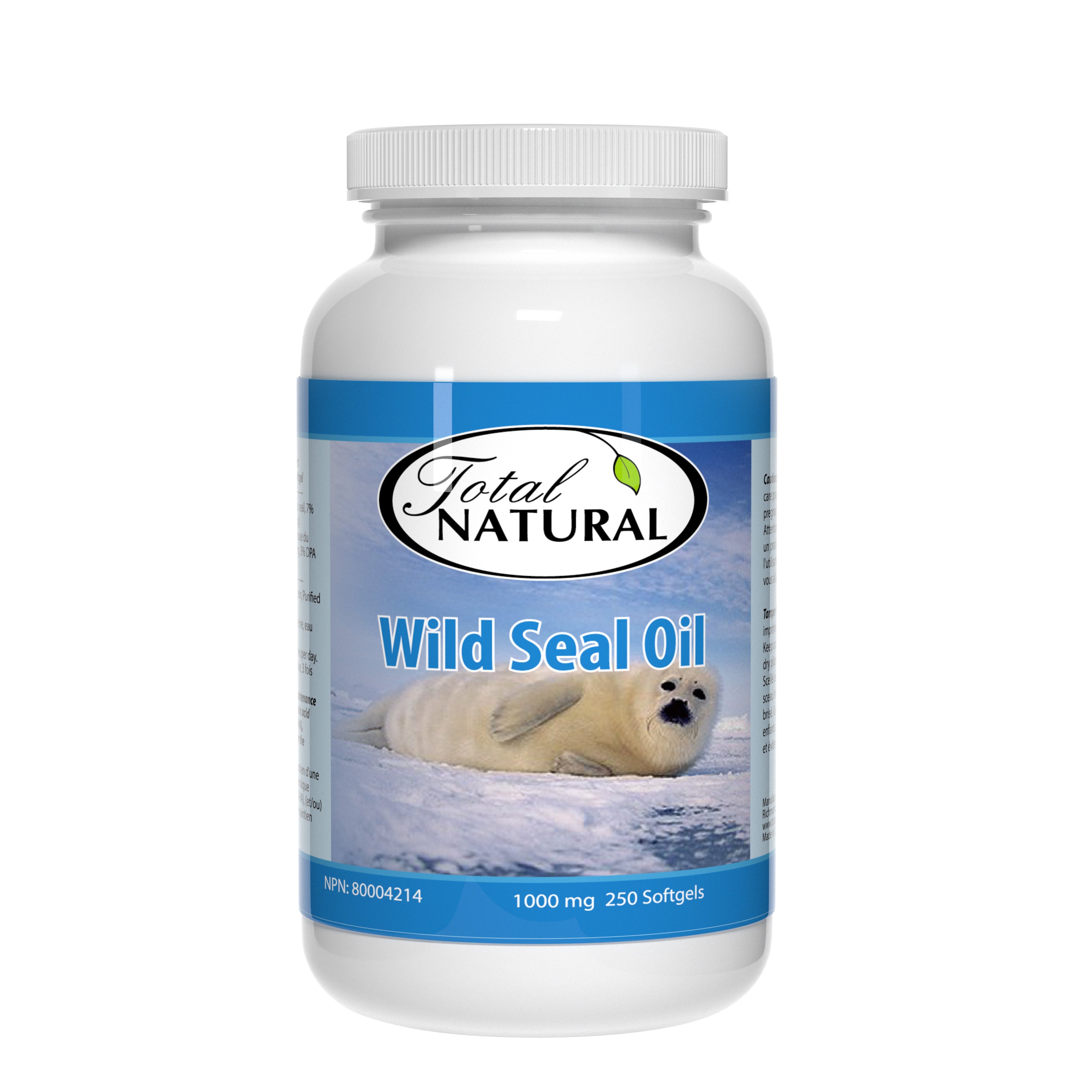 Wild Seal Oil Softgels Omega-3 Fatty Acids Epa Dha Dpa Adults 1000Mg ...